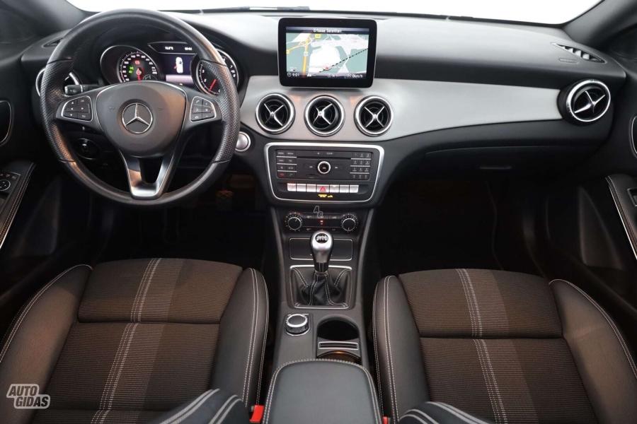 White Mercedes-Benz CLA 200 2019 in Kaunas, with an engine capacity of 1.60 L and mileage of 44 thousand km for 24450 €, photo 9 on AUTOMOTO.COM.LV
