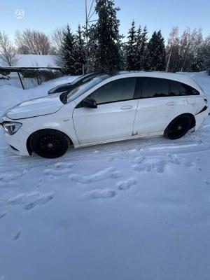 White Mercedes-Benz CLA 200 2019 in Kaunas, with an engine capacity of 2.14 L and mileage of 195 thousand km for 7500 €, photo 3 on AUTOMOTO.COM.LV