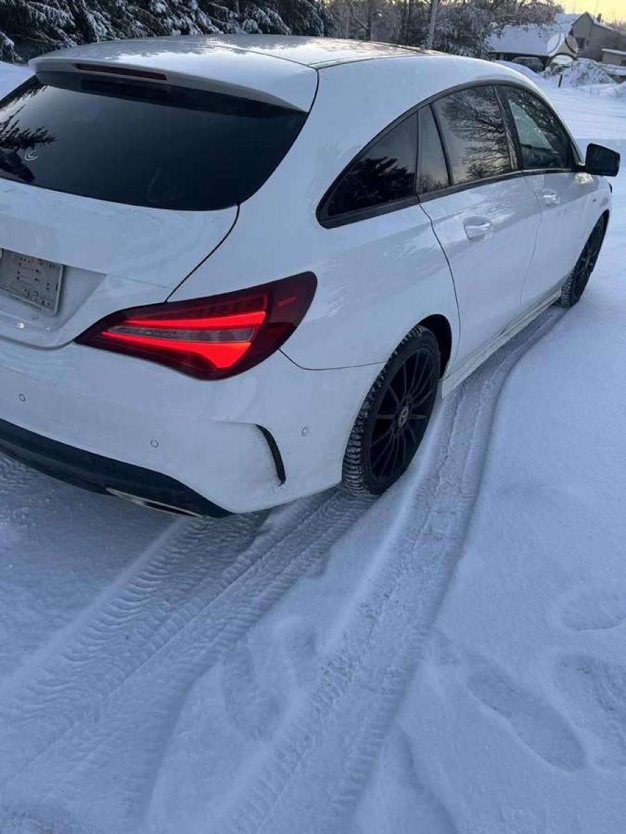 White Mercedes-Benz CLA 200 2019 in Kaunas, with an engine capacity of 2.14 L and mileage of 195 thousand km for 7500 €, photo 6 on AUTOMOTO.COM.LV