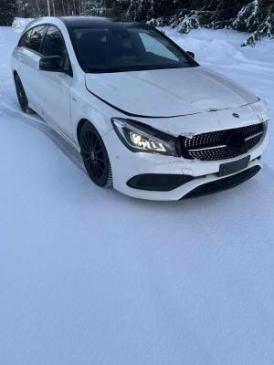 White Mercedes-Benz CLA 200 2019 in Kaunas, with an engine capacity of 2.14 L and mileage of 195 thousand km for 7500 €, photo 8 on AUTOMOTO.COM.LV