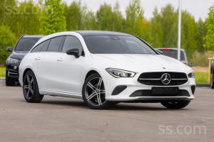 White Mercedes-Benz CLA 200 2020 in Jelgava, with an engine capacity of 2.00 L and mileage of 179 thousand km for 19800 €, photo 1 on AUTOMOTO.COM.LV