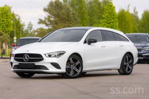 White Mercedes-Benz CLA 200 2020 in Jelgava, with an engine capacity of 2.00 L and mileage of 179 thousand km for 19800 €, photo 4 on AUTOMOTO.COM.LV