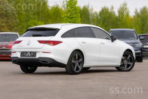 White Mercedes-Benz CLA 200 2020 in Jelgava, with an engine capacity of 2.00 L and mileage of 179 thousand km for 19800 €, photo 5 on AUTOMOTO.COM.LV