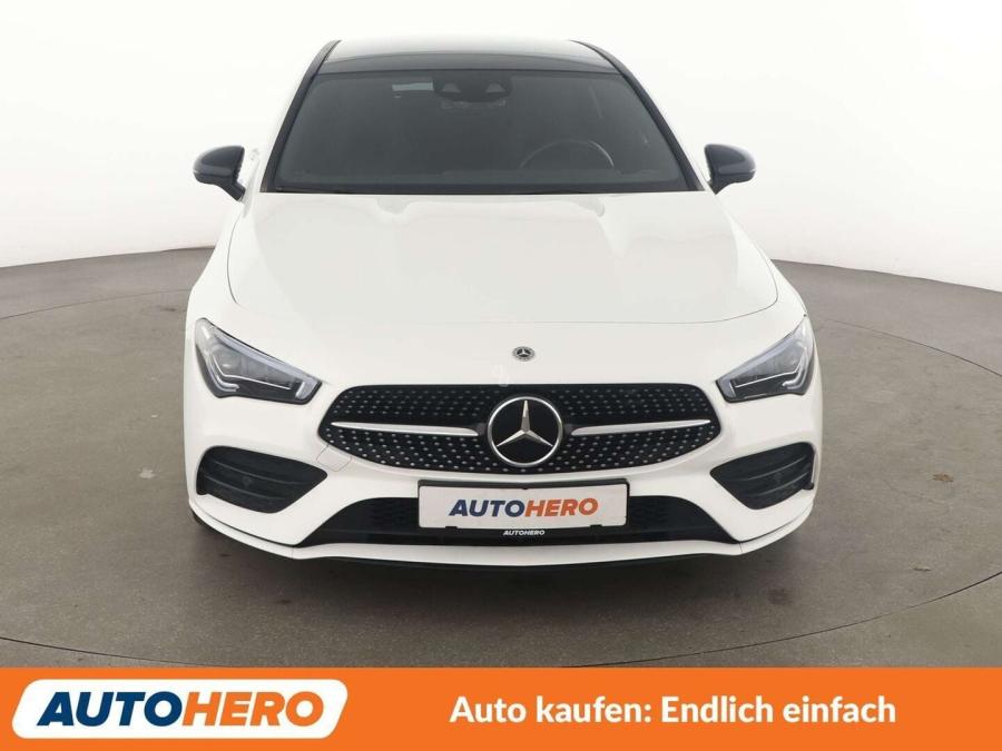 White Mercedes-Benz CLA 200 2021 in Kaunas, with an engine capacity of 2.00 L and mileage of 70 thousand km for 30352 €, photo 9 on AUTOMOTO.COM.LV