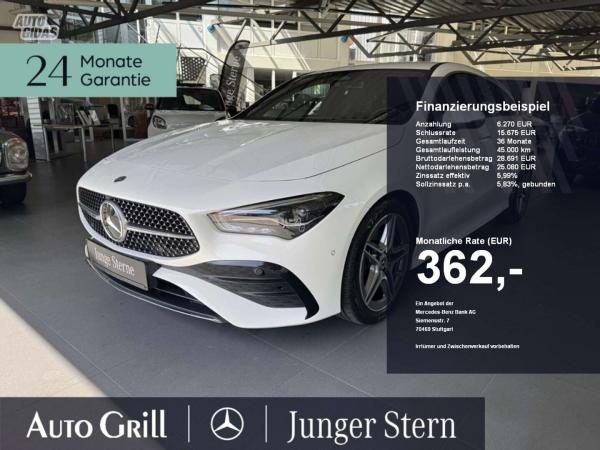 Balts Mercedes-Benz CLA 200 2024 Kauņa, ar dzinēja tilpumu 1.30 L un nobraukumu 22 tūkst. km par 33187 €, foto 1 vietnē AUTOMOTO.COM.LV