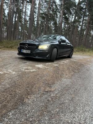Black Mercedes-Benz CLA 220 2013 in Riga, with an engine capacity of 2.20 L and mileage of 321 thousand km for 10800 €, photo 2 on AUTOMOTO.COM.LV