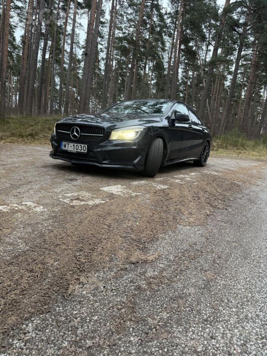 Black Mercedes-Benz CLA 220 2013 in Riga, with an engine capacity of 2.20 L and mileage of 321 thousand km for 10800 €, photo 2 on AUTOMOTO.COM.LV