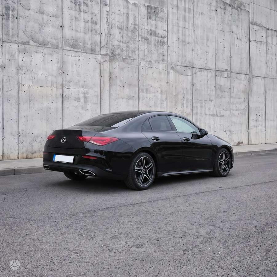 Black Mercedes-Benz CLA 220 2019 in Klaipeda, with an engine capacity of 1.99 L and mileage of 109 thousand km for 28000 €, photo 3 on AUTOMOTO.COM.LV