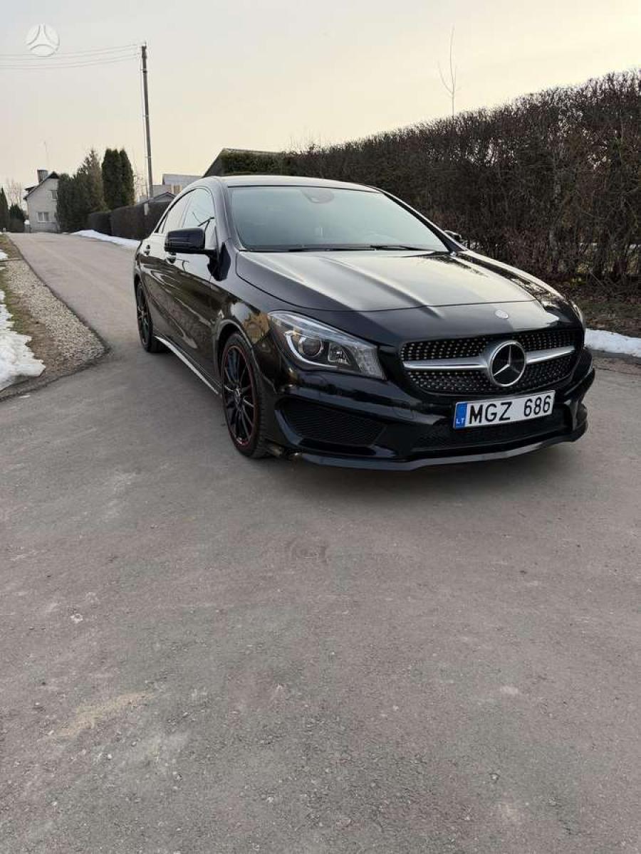 Black Mercedes-Benz CLA 220 2013 in Kaunas, with an engine capacity of 2.14 L and mileage of 206 thousand km for 12500 €, photo 1 on AUTOMOTO.COM.LV