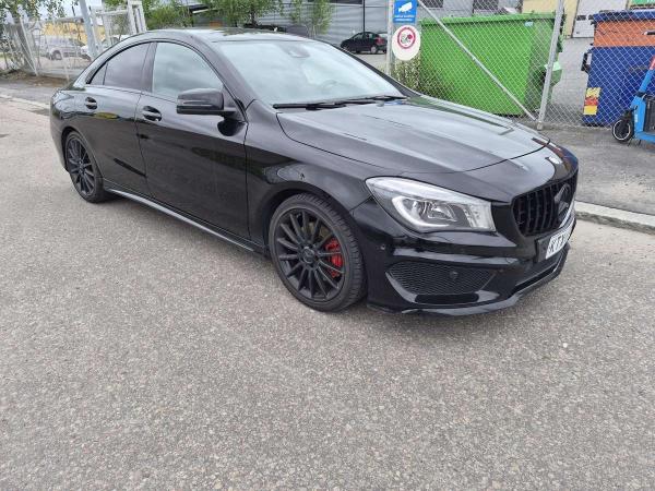 Black Mercedes-Benz CLA 220 2014 in Kelme, with an engine capacity of 2.20 L and mileage of 320 thousand km for 11500 €, photo 2 on AUTOMOTO.COM.LV