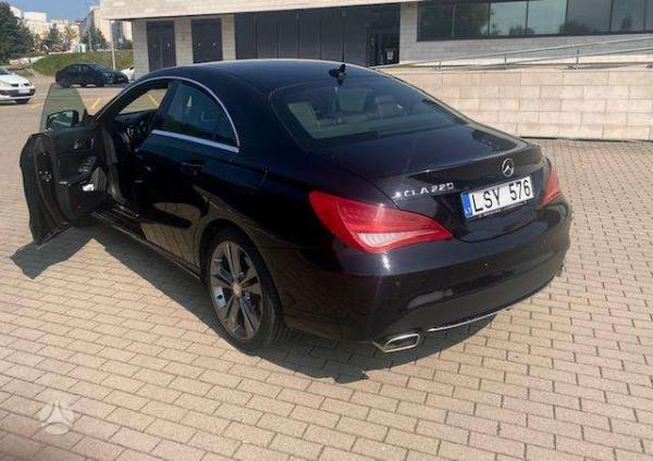 Black Mercedes-Benz CLA 220 2014 in Vilnius, with an engine capacity of 2.14 L and mileage of 181 thousand km for 12000 €, photo 3 on AUTOMOTO.COM.LV
