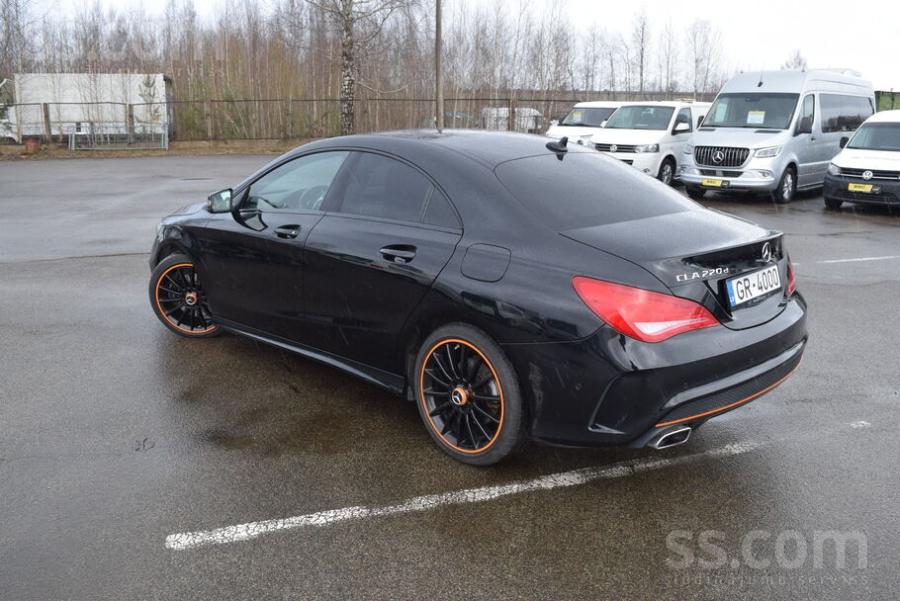 Melns Mercedes-Benz CLA 220 2016 Rīga, ar dzinēja tilpumu 2.20 L un nobraukumu 80 tūkst. km par 16400 €, foto 4 vietnē AUTOMOTO.COM.LV