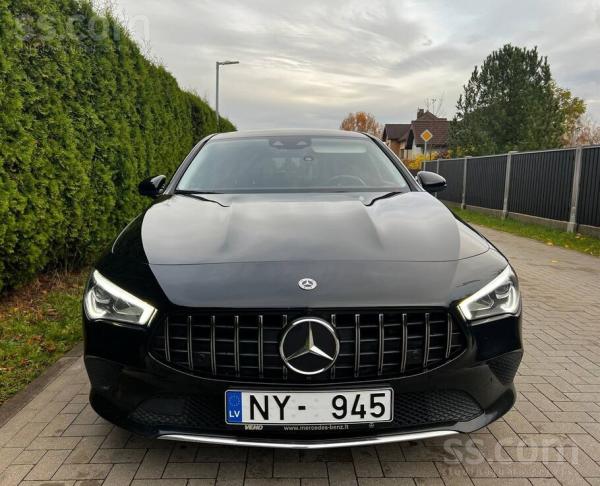 Black Mercedes-Benz CLA 220 2021 in Riga, with an engine capacity of 2.00 L and mileage of 254 thousand km for 18150 €, photo 2 on AUTOMOTO.COM.LV
