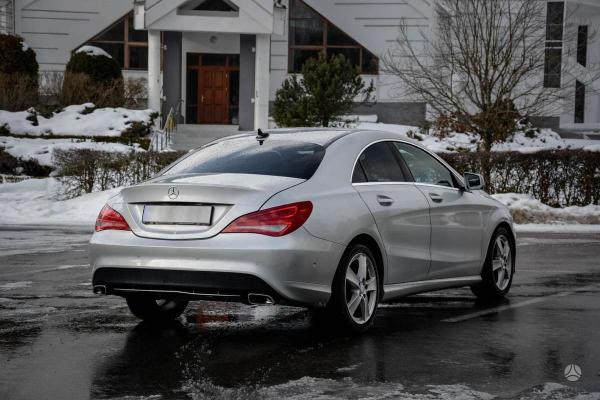 Grey Mercedes-Benz CLA 220 2013 in Elektrenai, with an engine capacity of 2.14 L and mileage of 198 thousand km for 10750 €, photo 5 on AUTOMOTO.COM.LV