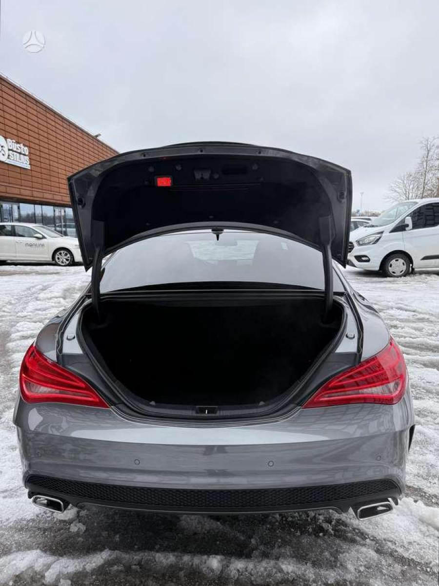 Pelēks Mercedes-Benz CLA 220 2014 Kauņa, ar dzinēja tilpumu 2.14 L un nobraukumu 255 tūkst. km par 12690 €, foto 25 vietnē AUTOMOTO.COM.LV