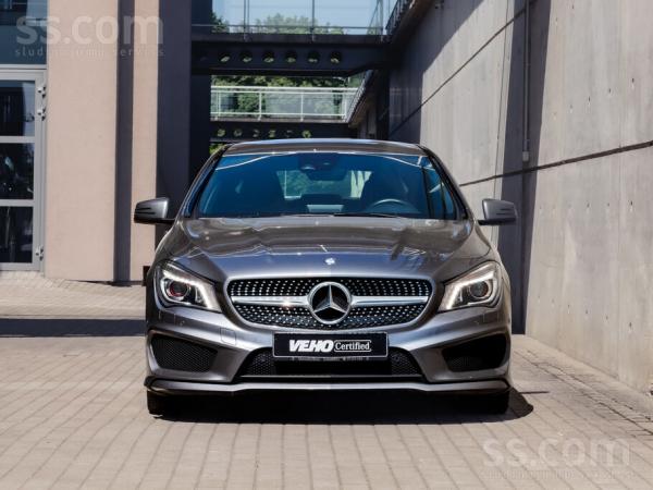Grey Mercedes-Benz CLA 220 2015 in Riga, with an engine capacity of 2.20 L and mileage of 67 thousand km for 17900 €, photo 2 on AUTOMOTO.COM.LV