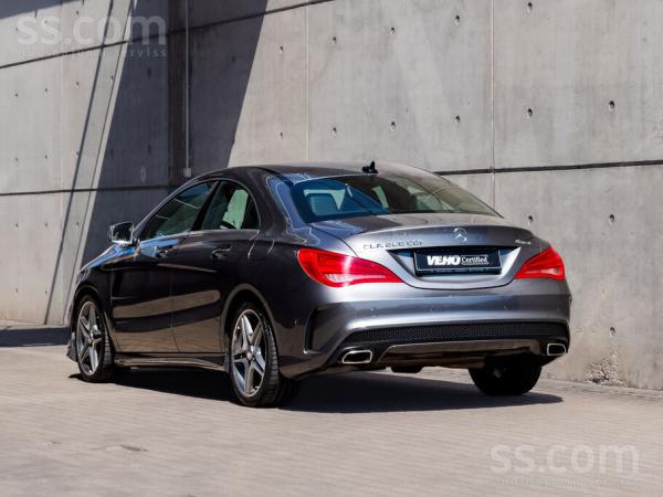 Grey Mercedes-Benz CLA 220 2015 in Riga, with an engine capacity of 2.20 L and mileage of 67 thousand km for 17900 €, photo 6 on AUTOMOTO.COM.LV
