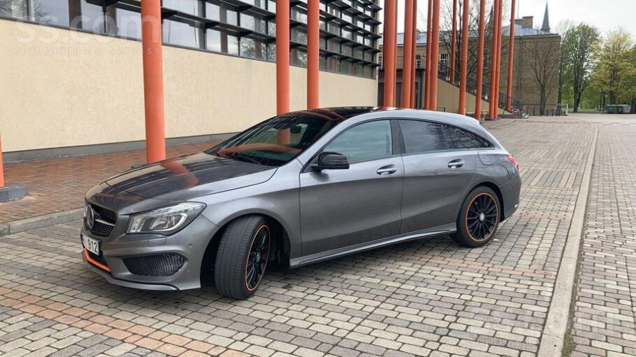 Grey Mercedes-Benz CLA 220 2015 in Ventspils, with an engine capacity of 2.20 L and mileage of 290 thousand km for 11500 €, photo 1 on AUTOMOTO.COM.LV