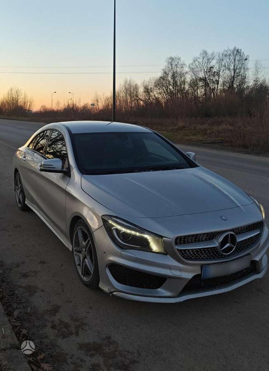 Pelēks Mercedes-Benz CLA 220 2013 Alīta, ar dzinēja tilpumu 2.14 L un nobraukumu 232 tūkst. km par 10500 €, foto 1 vietnē AUTOMOTO.COM.LV