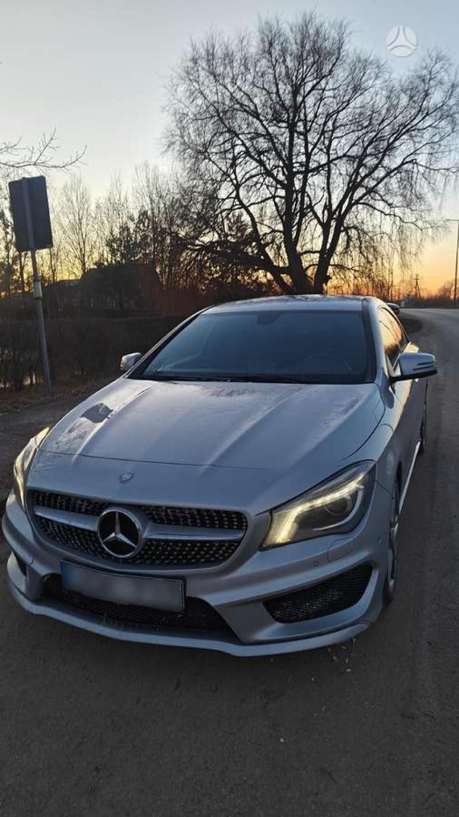 Pelēks Mercedes-Benz CLA 220 2013 Alīta, ar dzinēja tilpumu 2.14 L un nobraukumu 232 tūkst. km par 10500 €, foto 2 vietnē AUTOMOTO.COM.LV