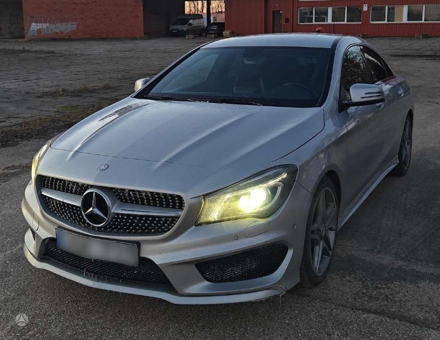Pelēks Mercedes-Benz CLA 220 2013 Alīta, ar dzinēja tilpumu 2.14 L un nobraukumu 232 tūkst. km par 10500 €, foto 6 vietnē AUTOMOTO.COM.LV
