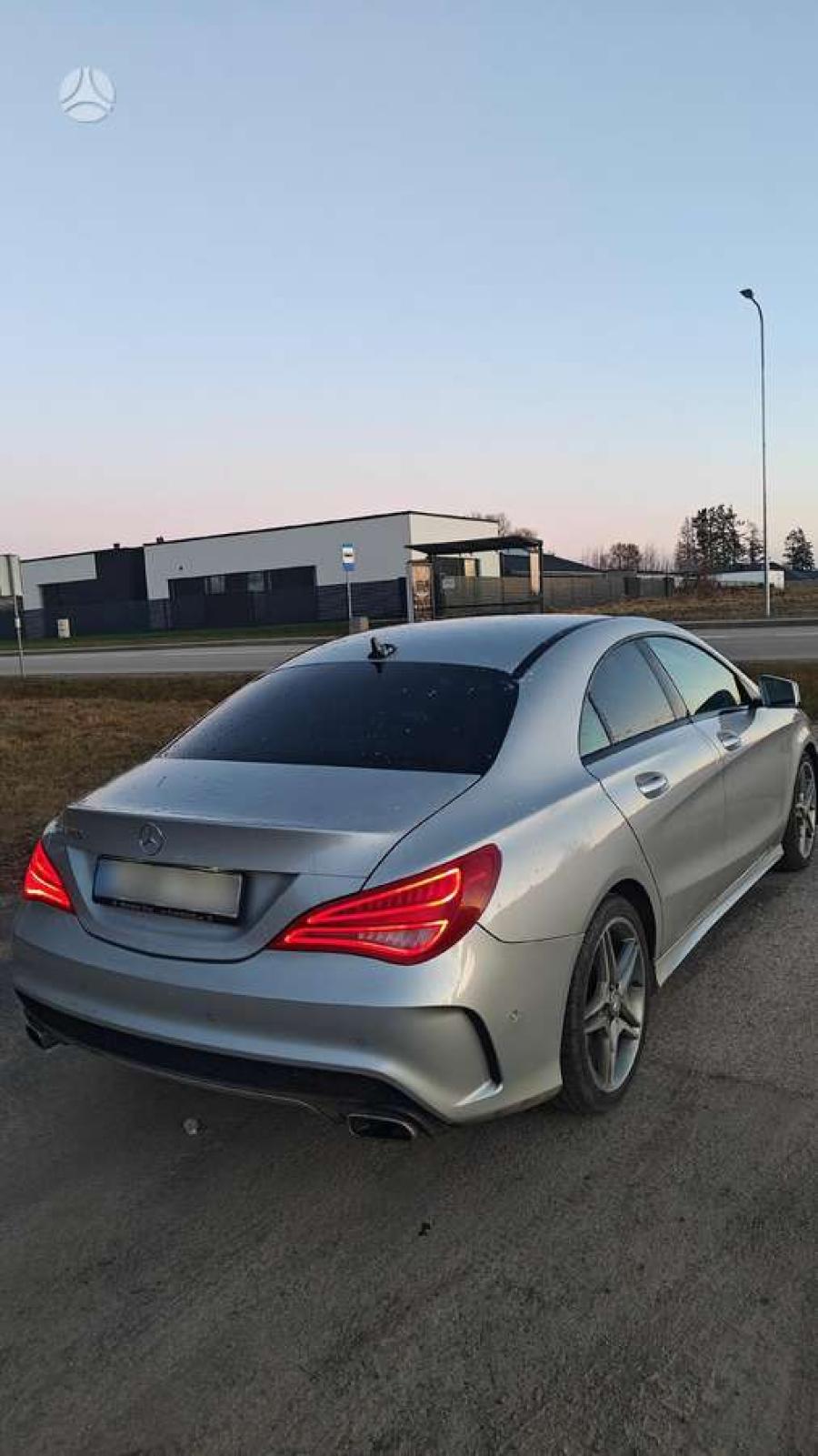 Pelēks Mercedes-Benz CLA 220 2013 Alīta, ar dzinēja tilpumu 2.14 L un nobraukumu 232 tūkst. km par 10500 €, foto 7 vietnē AUTOMOTO.COM.LV