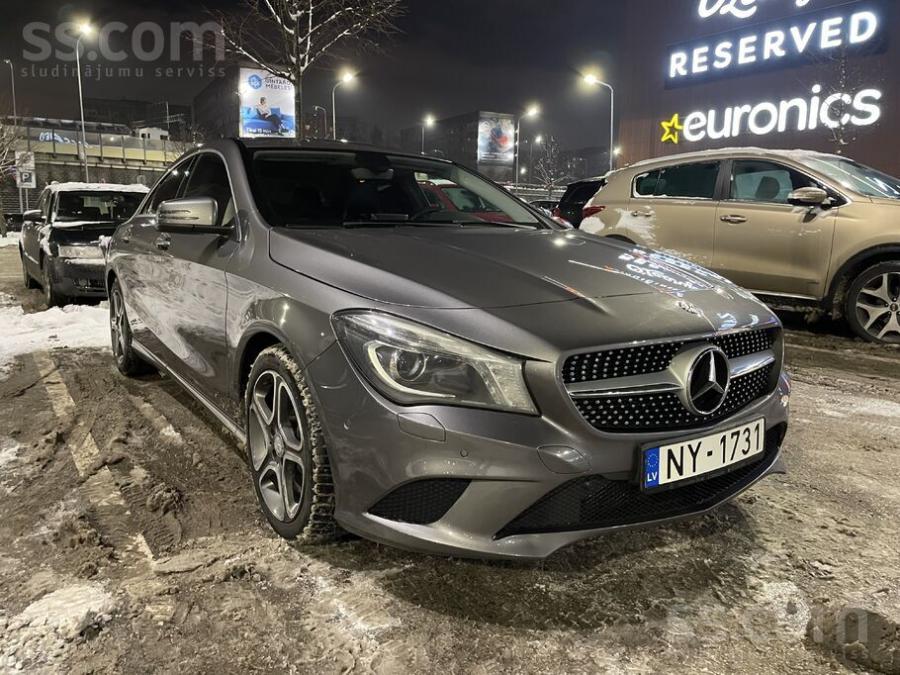 Pelēks Mercedes-Benz CLA 220 2013 Rīga, ar dzinēja tilpumu 2.20 L un nobraukumu 206 tūkst. km par 13500 €, foto 2 vietnē AUTOMOTO.COM.LV