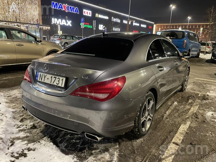 Pelēks Mercedes-Benz CLA 220 2013 Rīga, ar dzinēja tilpumu 2.20 L un nobraukumu 206 tūkst. km par 13500 €, foto 4 vietnē AUTOMOTO.COM.LV