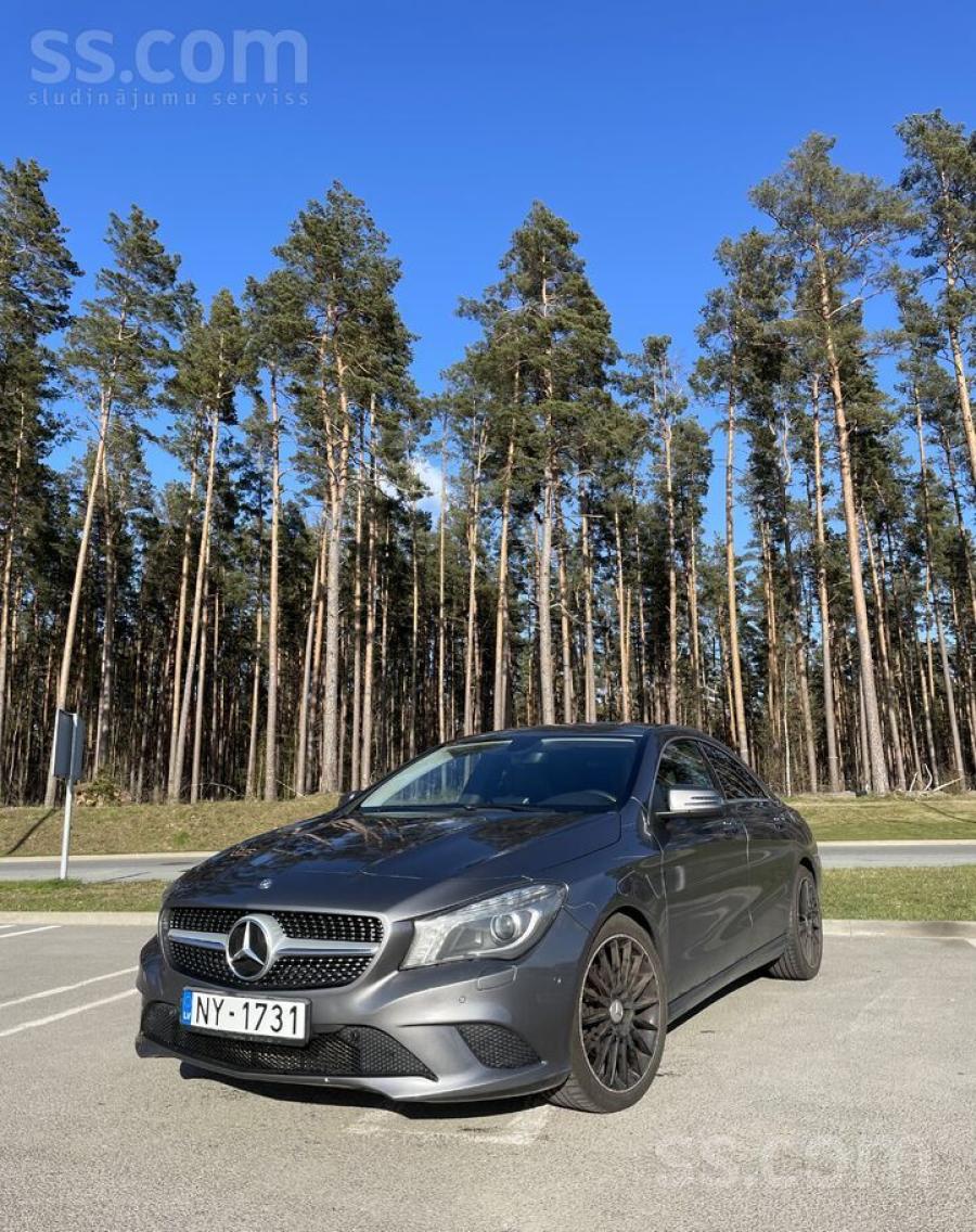 Pelēks Mercedes-Benz CLA 220 2013 Rīga, ar dzinēja tilpumu 2.20 L un nobraukumu 209 tūkst. km par 13350 €, foto 1 vietnē AUTOMOTO.COM.LV
