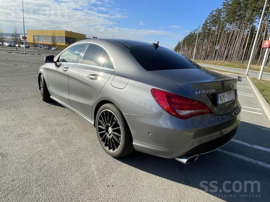 Pelēks Mercedes-Benz CLA 220 2013 Rīga, ar dzinēja tilpumu 2.20 L un nobraukumu 209 tūkst. km par 13350 €, foto 5 vietnē AUTOMOTO.COM.LV