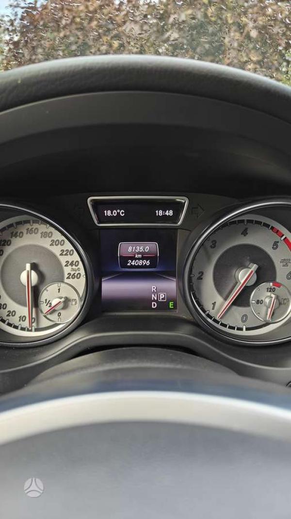 Grey Mercedes-Benz CLA 220 2013 in Alytus, with an engine capacity of 2.14 L and mileage of 240 thousand km for 9000 €, photo 7 on AUTOMOTO.COM.LV
