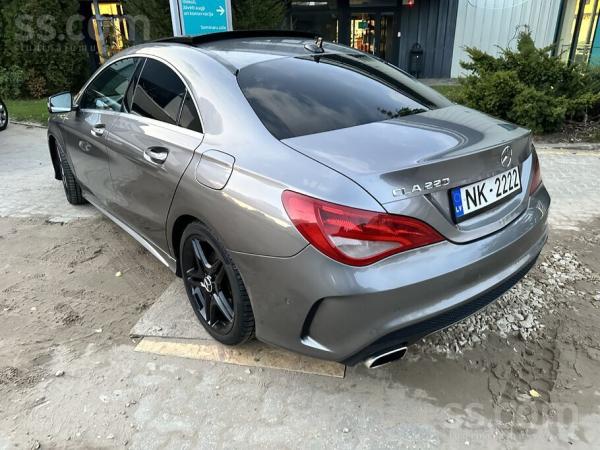 Pelēks Mercedes-Benz CLA 220 2015 Rīga, ar dzinēja tilpumu 2.20 L un nobraukumu 223 tūkst. km par 15900 €, foto 4 vietnē AUTOMOTO.COM.LV