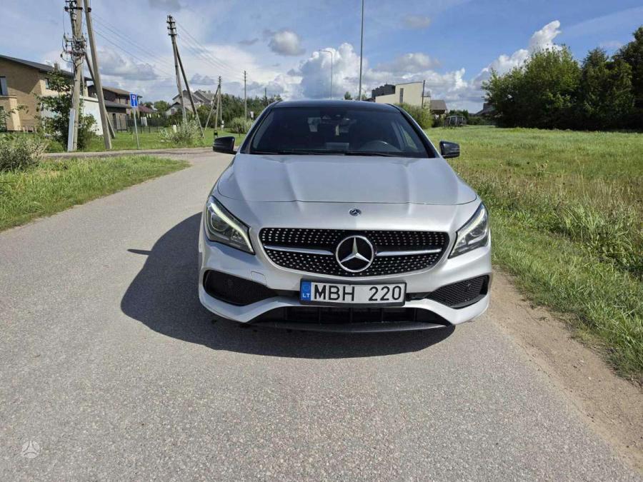 Pelēks Mercedes-Benz CLA 220 2017 Panevēža, ar dzinēja tilpumu 2.20 L un nobraukumu 203 tūkst. km par 12500 €, foto 4 vietnē AUTOMOTO.COM.LV