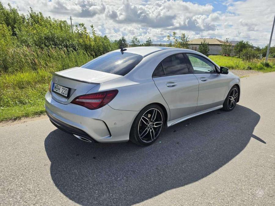 Pelēks Mercedes-Benz CLA 220 2017 Panevēža, ar dzinēja tilpumu 2.20 L un nobraukumu 203 tūkst. km par 12500 €, foto 6 vietnē AUTOMOTO.COM.LV