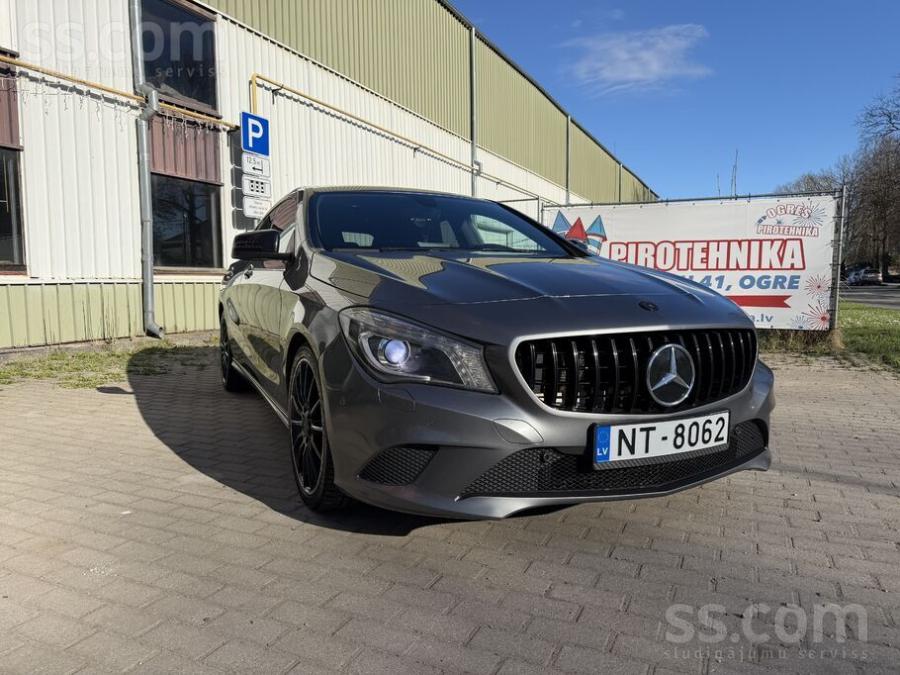 Pelēks Mercedes-Benz CLA 220 2015 Ogre, ar dzinēja tilpumu 2.20 L un nobraukumu 250 tūkst. km par 10000 €, foto 3 vietnē AUTOMOTO.COM.LV
