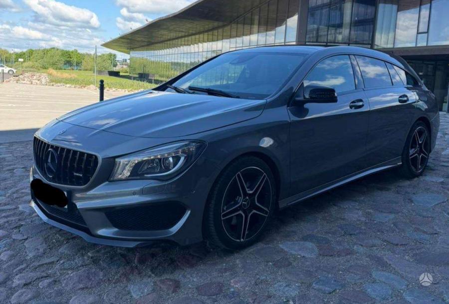 Pelēks Mercedes-Benz CLA 220 2016 Kauņa, ar dzinēja tilpumu 2.14 L un nobraukumu 227 tūkst. km par 12999 €, foto 1 vietnē AUTOMOTO.COM.LV