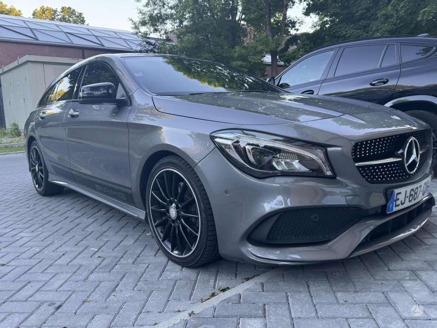 Grey Mercedes-Benz CLA 220 2017 in Klaipeda, with an engine capacity of 2.20 L and mileage of 191 thousand km for 13400 €, photo 4 on AUTOMOTO.COM.LV