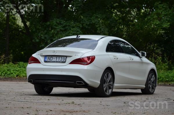 White Mercedes-Benz CLA 220 2014 in Riga, with an engine capacity of 2.20 L and mileage of 268 thousand km for 11700 €, photo 9 on AUTOMOTO.COM.LV