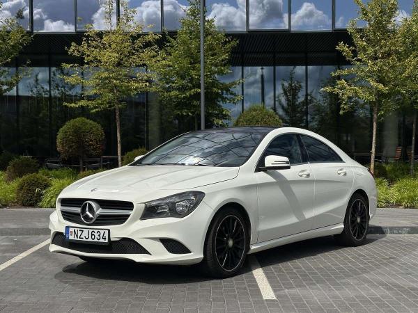 Balts Mercedes-Benz CLA 220 2015 Viļņa, ar dzinēja tilpumu 2.14 L un nobraukumu 193 tūkst. km par 11900 €, foto 1 vietnē AUTOMOTO.COM.LV