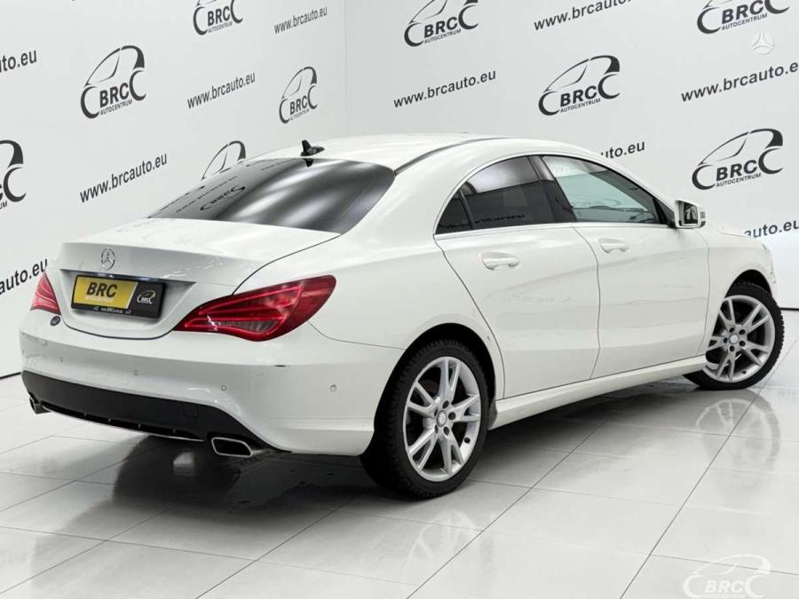 White Mercedes-Benz CLA 220 2016 in Vilnius, with an engine capacity of 2.14 L and mileage of 308 thousand km for 10200 €, photo 3 on AUTOMOTO.COM.LV