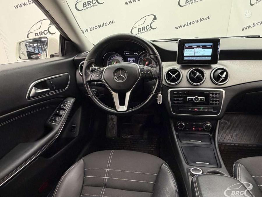 White Mercedes-Benz CLA 220 2016 in Vilnius, with an engine capacity of 2.14 L and mileage of 308 thousand km for 10200 €, photo 14 on AUTOMOTO.COM.LV