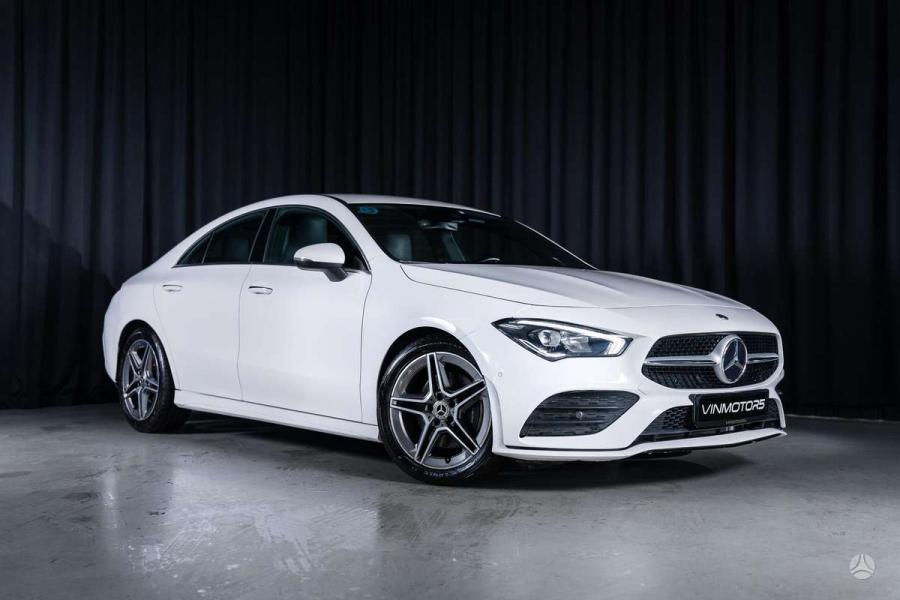 Balts Mercedes-Benz CLA 220 2022 Viļņa, ar dzinēja tilpumu 1.95 L un nobraukumu 77 tūkst. km par 29999 €, foto 4 vietnē AUTOMOTO.COM.LV