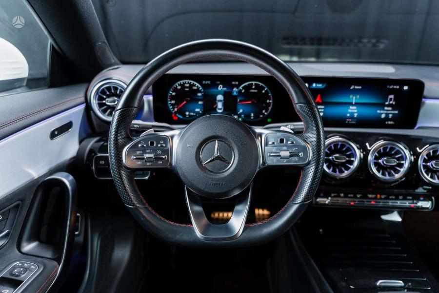 Balts Mercedes-Benz CLA 220 2022 Viļņa, ar dzinēja tilpumu 1.95 L un nobraukumu 77 tūkst. km par 29999 €, foto 17 vietnē AUTOMOTO.COM.LV