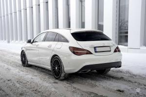 White Mercedes-Benz CLA 220 2016 in Vilnius, with an engine capacity of 1.99 L and mileage of 255 thousand km for 10990 €, photo 2 on AUTOMOTO.COM.LV