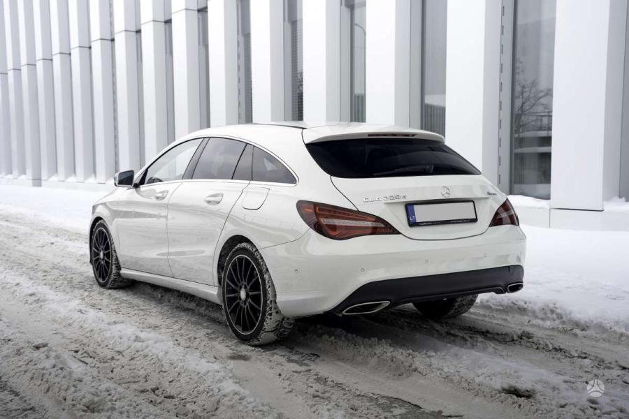 White Mercedes-Benz CLA 220 2016 in Vilnius, with an engine capacity of 1.99 L and mileage of 255 thousand km for 10990 €, photo 2 on AUTOMOTO.COM.LV