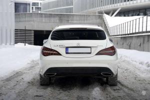 White Mercedes-Benz CLA 220 2016 in Vilnius, with an engine capacity of 1.99 L and mileage of 255 thousand km for 10990 €, photo 3 on AUTOMOTO.COM.LV