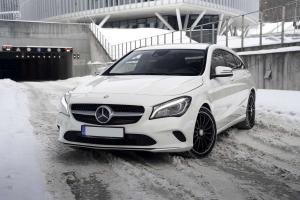White Mercedes-Benz CLA 220 2016 in Vilnius, with an engine capacity of 1.99 L and mileage of 255 thousand km for 10990 €, photo 7 on AUTOMOTO.COM.LV