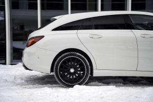 White Mercedes-Benz CLA 220 2016 in Vilnius, with an engine capacity of 1.99 L and mileage of 255 thousand km for 10990 €, photo 14 on AUTOMOTO.COM.LV