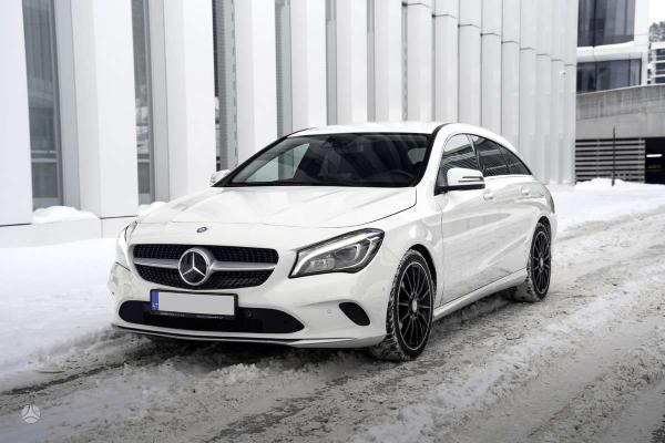 White Mercedes-Benz CLA 220 2016 in Vilnius, with an engine capacity of 2.14 L and mileage of 255 thousand km for 10990 €, photo 1 on AUTOMOTO.COM.LV