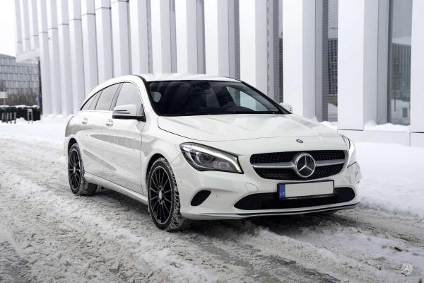 White Mercedes-Benz CLA 220 2016 in Vilnius, with an engine capacity of 2.14 L and mileage of 255 thousand km for 10990 €, photo 5 on AUTOMOTO.COM.LV